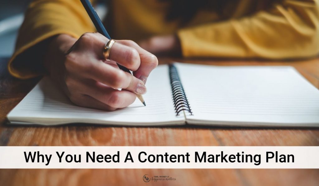 Why You Need A Content Marketing Plan | Happiness Matters